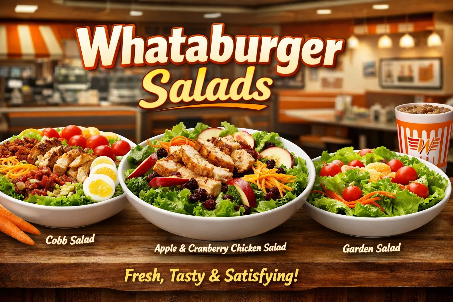 Whataburger Salads Menu 2026 | Customize Each & Check Prices